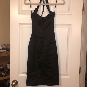 Cache | Dresses | Cach Black Halter Silk Dress Size 2 | Poshmark